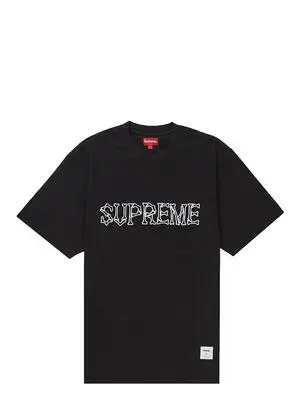 Supreme Bones Short Sleeve Top - Black