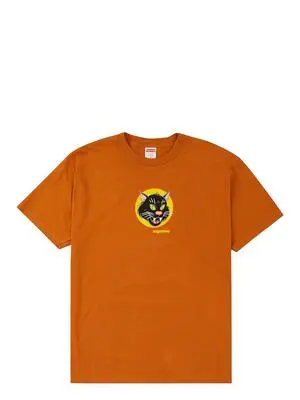 Supreme Black Cat Tee Shirt - Burnt Orange