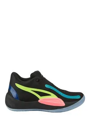 PUMA Rise Nitroin Sneakers - Black/sunset Glow