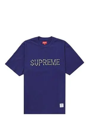 Supreme Bones Short Sleeve Top Dark Royal