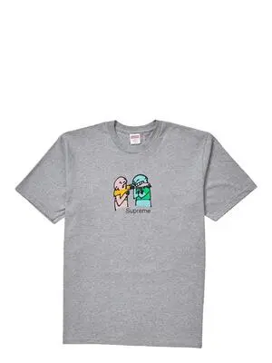 Supreme Bite Tee Shirt - Heather Grey