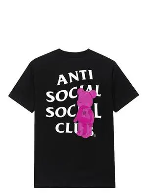 ANTI SOCIAL SOCIAL CLUB Bearbrick Tee Shirt - Black