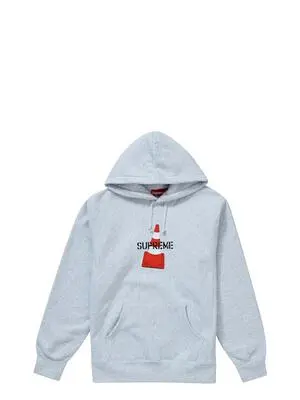 Supreme Cone Hooded Sweatshirt - Ash Grey