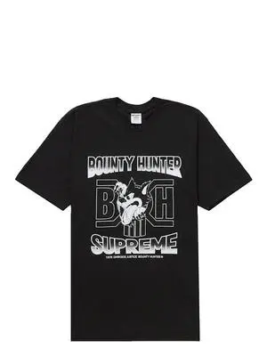 Supreme Bounty Hunter Wolf Tee Shirt - Black