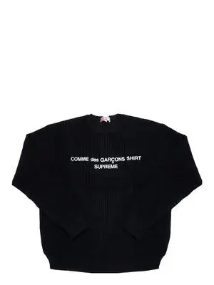 Supreme Comme Des Garcons Shirt Sweater - Black