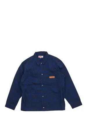 Supreme Comme Des Garcons Shirt Printed Chore Coat - Navy Blue