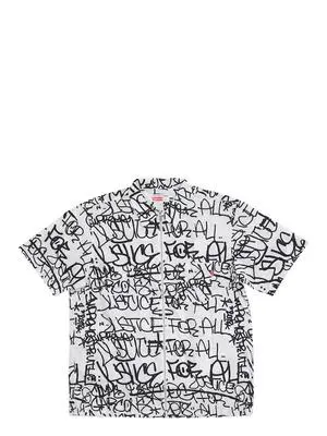 Supreme Comme Des Garcons Shirt Graphic Short Sleeve Shirt - White