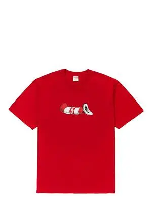 Supreme Cat In The Hat Tee Shirt Red
