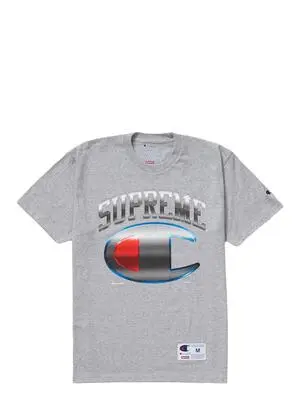 Supreme Champion Chrome Short Sleeve Top Heather Grey