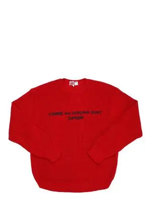 Supreme Comme Des Garcons Shirt Sweater - Red