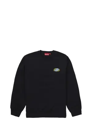 Supreme Chain Logo Crewneck Sweatshirt - Black