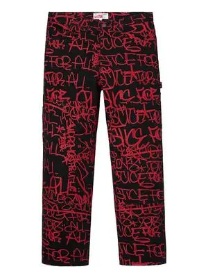 Supreme Comme Des Garcons Shirt Canvas Painter Pant - Black