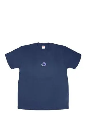 Supreme Bottle Cap Tee Shirt Navy Blue