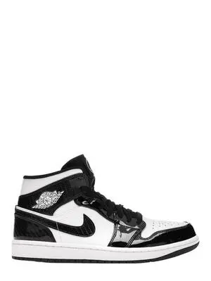 JORDAN 1 Mid Carbon Fiber All-star Sneakers - Black/white