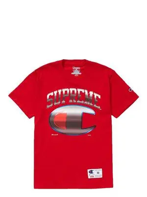 Supreme Champion Chrome Short Sleeve Top Red