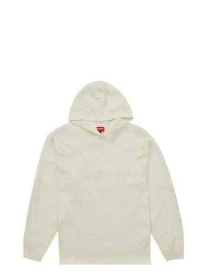 Supreme Celebre Hooded Long Sleeve Top - White
