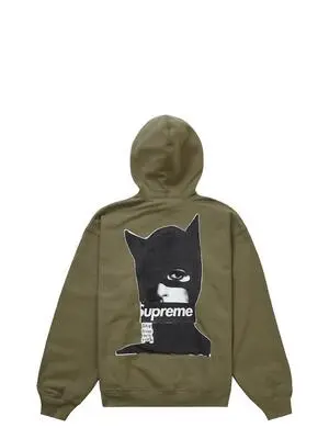 Supreme Catwoman Hooded Sweatshirt Light Olive