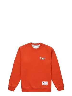 Supreme Supreme Champion 3D Metallic Crewneck Sweatshirt Brick Red