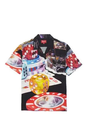 Supreme Casino Rayon Shirt - Black
