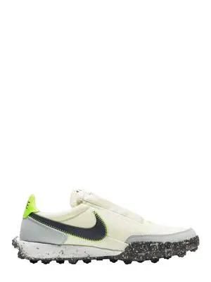 Nike Waffle Racer Crater Sneakers - Pale Ivory/electric Green/photon Dust