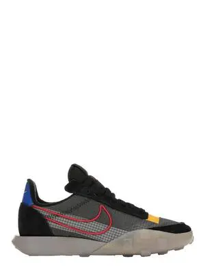 Nike Waffle Racer 2x Sneakers - Black/enigma Stone/solar Flare