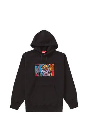 Supreme Chainstitch Hooded Sweatshirt - Black
