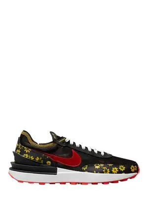 Nike Waffle One Sunflower Sneakers - Black/yellow/red