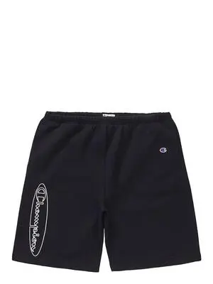 Supreme Champion Outline Sweatshort - Black