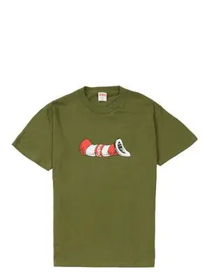 Supreme Cat In The Hat Tee Shirt - Olive