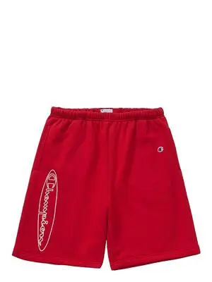 Supreme Champion Outline Sweatshort - Dark Red