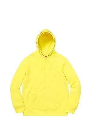 Supreme Channel Hooded Sweatshirt Lemon