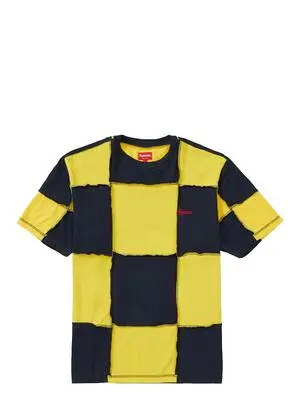 Supreme Patchwork Short Sleeve Top Navy Blue