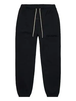 Fear Of God Essentials Cream Drawstring Sweatpant - Jet Black