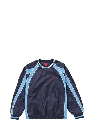 Supreme Piping Warm Up Pullover - Blue
