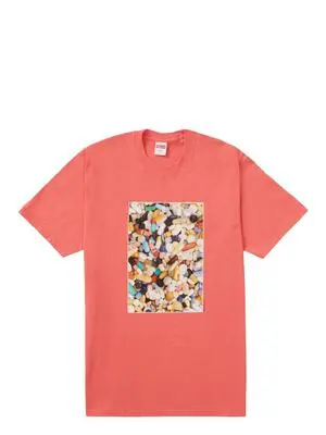 Supreme Pills Tee Shirt - Bright Coral