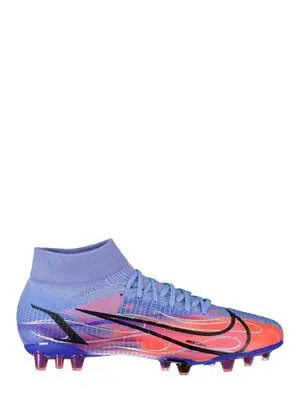 Nike Mercurial Superfly Fg Kylian Mbappe Flames - Light Thistle/indigo Burst/bright Crimson