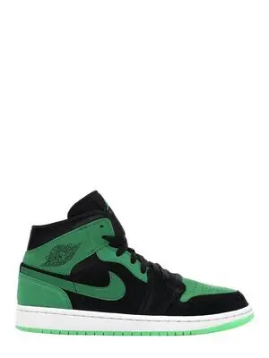 JORDAN Jordan 1 Mid Sneakers Black/green