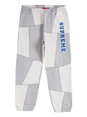 Supreme Patchwork Sweatpant - Heather Grey