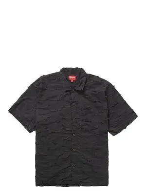 Supreme Patchwork Short Sleeve Shirt - Black