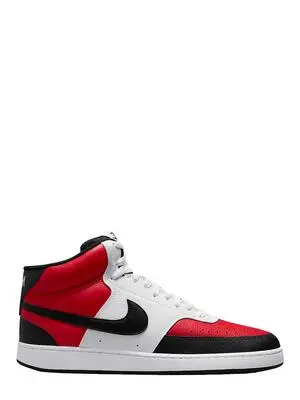 Nike Court Vision Mid Sneakers University Red/white/black