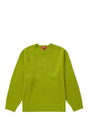 Supreme Pilled Crewneck Sweater Lime