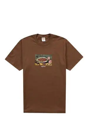 Supreme Strawberries Tee Shirt - Brown