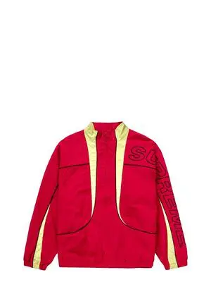 Supreme Piping Track Jacket - Red