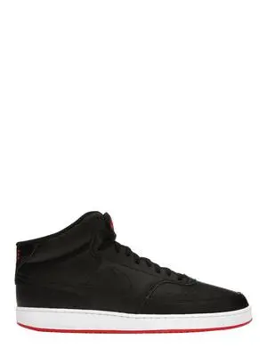 Nike Court Vision Mid Sneakers Black/university Red