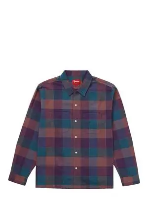 Supreme Plaid Flannel Shirt - Multicolor