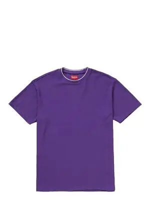 Supreme Supreme Stripe Rib Waffle Top Purple