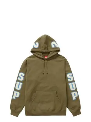 SUPREME Chenille Hooded Sweatshirt