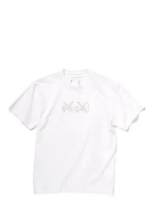 KAWS X Sacai Print Tee Shirt - White