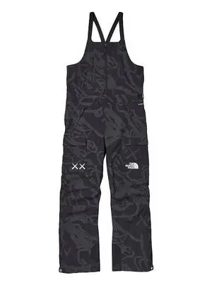 KAWS X The North Face Freeride Bib - Tnf Black Dragline Print