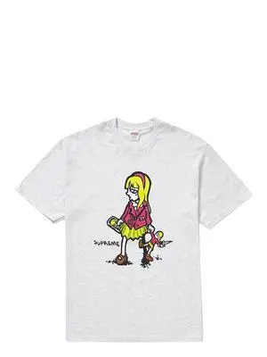Supreme Suzie Switchblade Tee Shirt - Ash Grey
